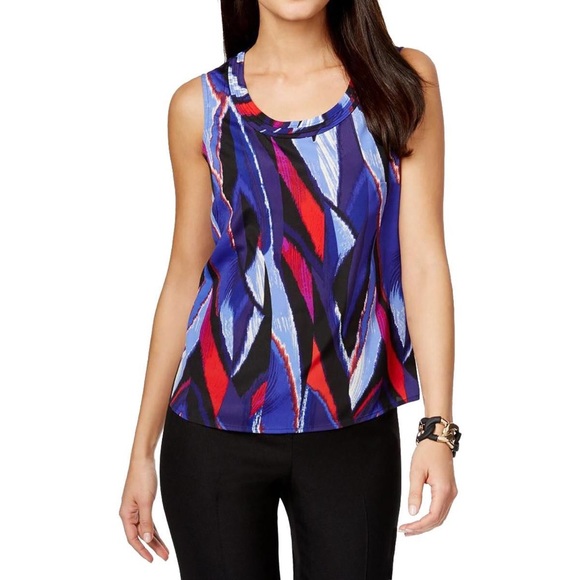Kasper | Tops | 425 Kasper Cobalt Blue Patriotic Career Tank | Poshmark